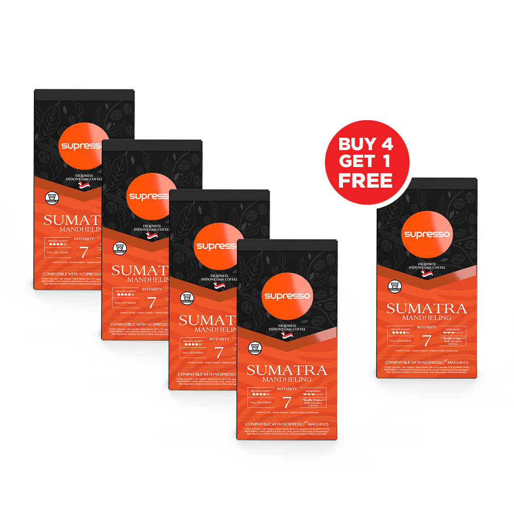 Supresso Sumatra Mandheling Coffee Capsules Bundle